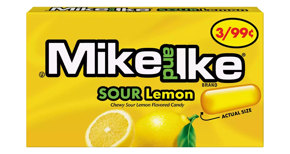 SOUR LEMON Mike And Ike SOUR LEMON Mike And Ike